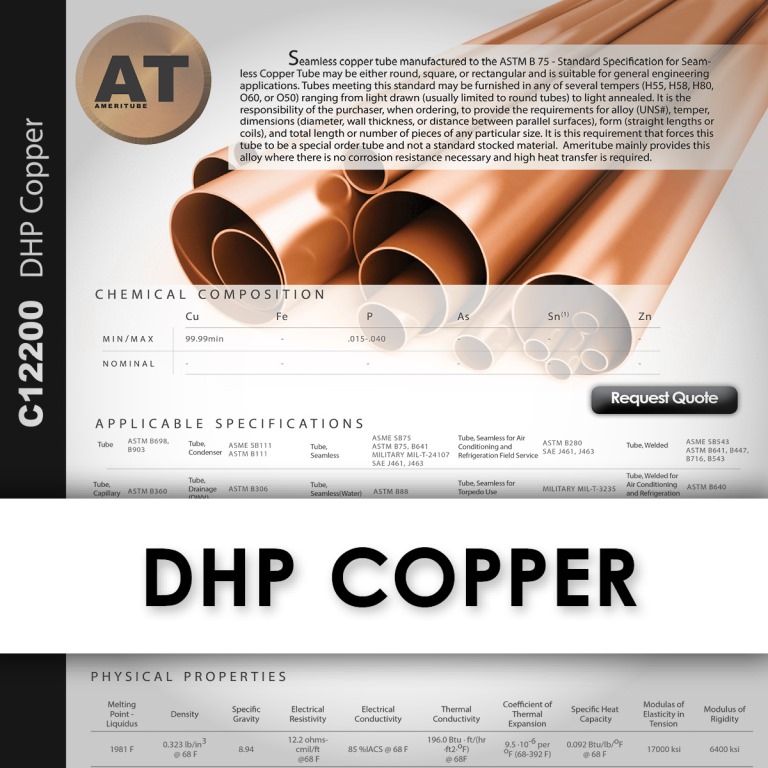 C12200 DHP Copper